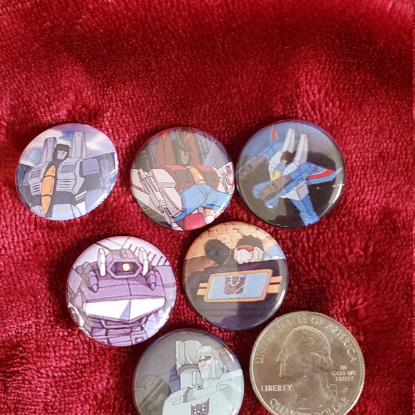 More Than Meets the Eye! Set of 6 Transformers Refrigerator Magnets ...