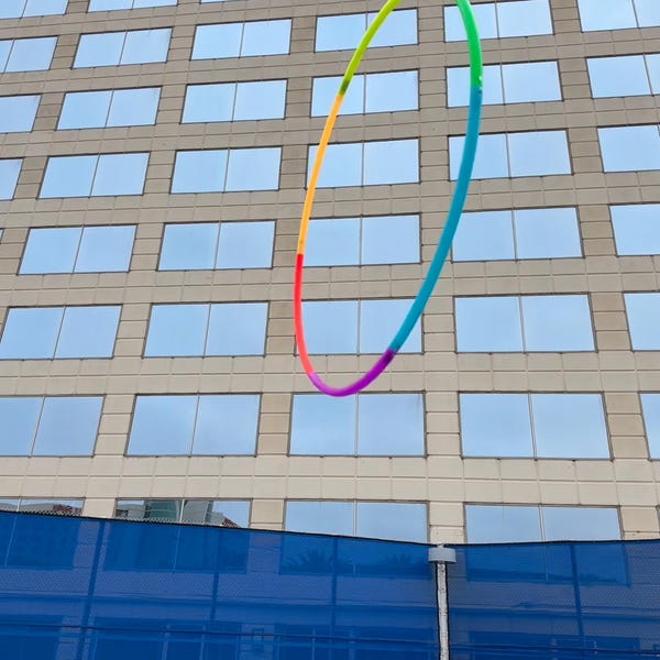 Portal Spillage Reflective Color Morph Taped Hoop - Etsy