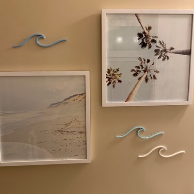 Wave Wall Decor Ocean Wave Decor Ocean Wall Art Nautical Home Decor ...