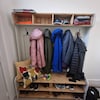 Hand Made Monks Bench / Coat Rack / Storage Bench / Finished With ...