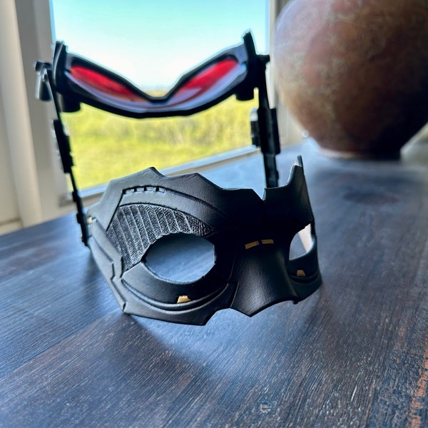 Made to Order: Leather Super Hero Villain Cosplay Mask - Etsy