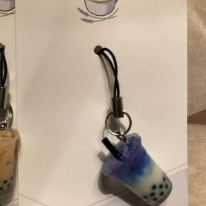 Boba Keychains Dalgona/sea Salt Series Bubble Tea Keychain - Etsy
