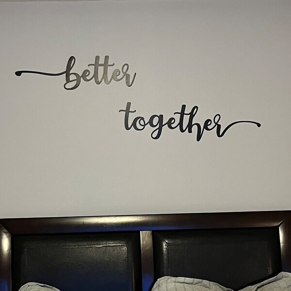 Better Together Sign - Home Decor - Farmhouse Decor - Kitchen Decor ...