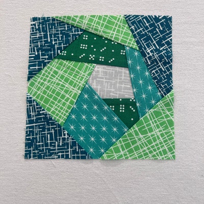 Stair Step Quilt Block Pattern, PDF, Foundation Piecing, Paper Pattern ...