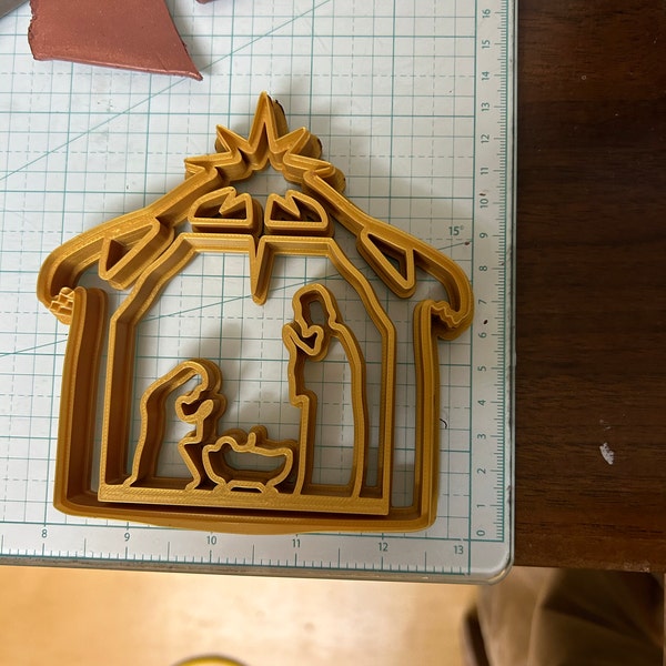 Christmas Nativity Scene Imprint Cutter, Nativity Ornament Cutter ...