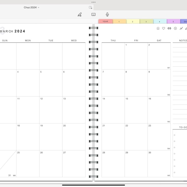 Digital Planner, Goodnotes Planner, iPad Planner, Notability Planner ...