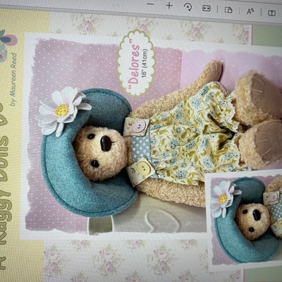 PDF Delores Bear Sewing Pattern Intant Download - Etsy