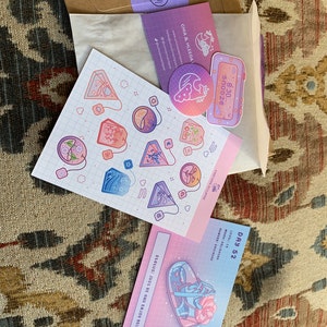 Tea Bags Aesthetic Cute Sticker Sheet Planner Stickers, Decorative ...