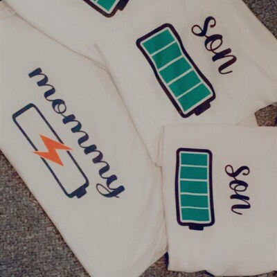 Family Battery Svg Bundle, Mommy Low Battery, Daddy Low Battery. Vector ...