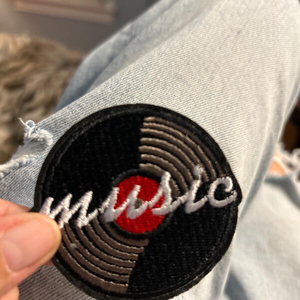 Girl Power Patch, Middle Finger Patch, Pink, Iron on Patch, Embroidered ...