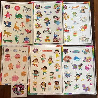 Sticker the Rainbow Book Sticker Book Sticker Activity Rainbow Sticker ...