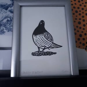 Moonlight Field Linocut Print, Night Field With Moon and Stars Print ...