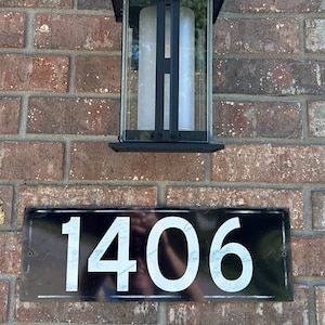 Mailbox Numbers, Light Post Address Sign, Personalized With Numbers ...