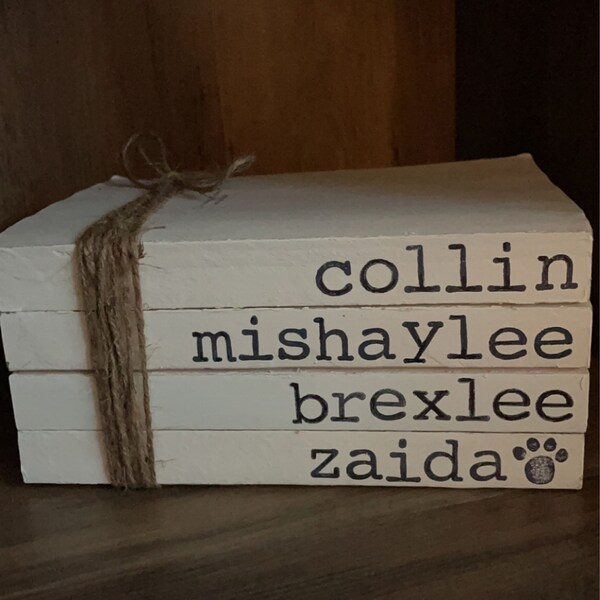 Stamped Books, Decorative Books, Shabby Chic Books, Book Stack ...