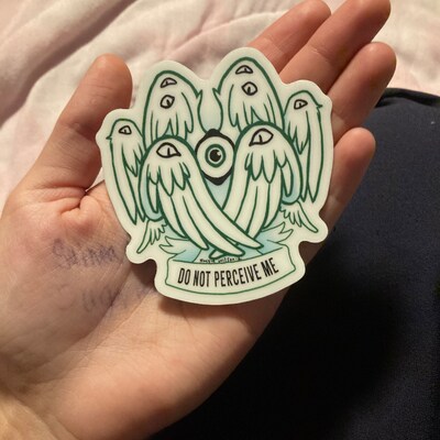 Sticker: Do Not Perceive Me - Etsy