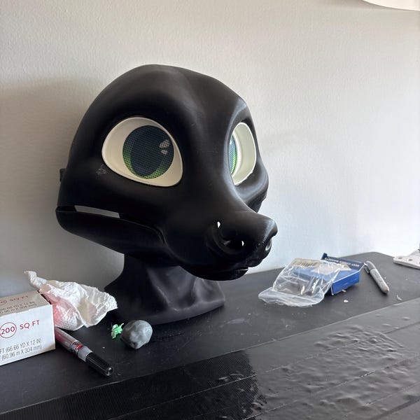 3D Printed Beauceron/dobie DIY Fursuit Head by Mixedcandy - Etsy