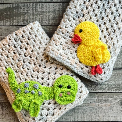 Crochet Pattern Duck Applique Pattern Instant Pdf Download - Etsy