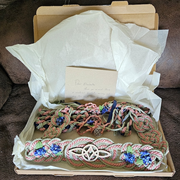 Handfasting Cord - Celtic 'nine Knots' Design - Serch Bythol - Custom ...