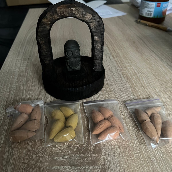 Raven Incense Holder, Backflow Burner Valravn, Crow Backflow Incense ...