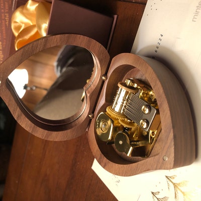 Custom Melody Music Box / Personalized Music Box With a Custom Metal ...