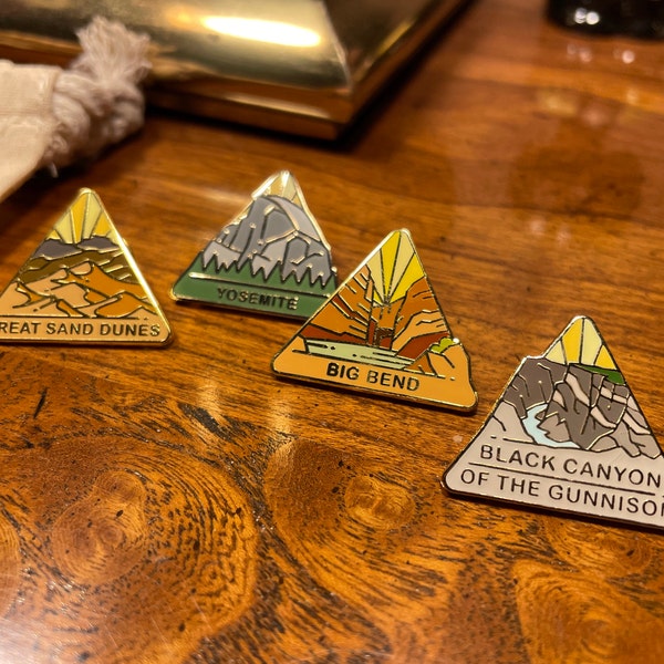 National Park Enamel Pin Sets | National Park Lapel Pin Collection ...
