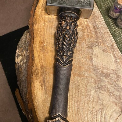 Mjolnir Replica, Custom Mjolnir Hammer, Forged Thor's Hammer, Handmade ...