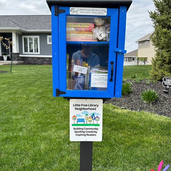 Little Free Library - Metal Signs - Etsy
