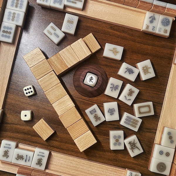 Luxury Mahjong Set, Premium Traditional Mahjong Set, Joker Tiles ...