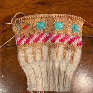 Gingerbread Dreams Sock Knitting Pattern Digital Only | Etsy