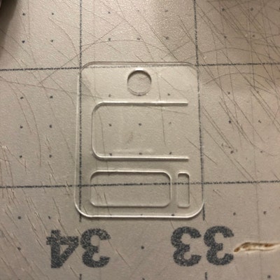 Floss Drops DMC Label Ultra Thin Acrylic Embroidery Thread Organizers ...