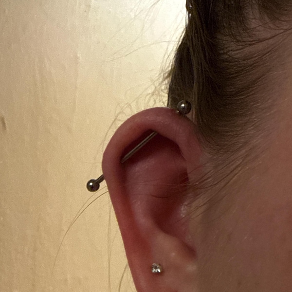 Titanium Threadless With Fixed Disk Floating Navel Bar | Floating ...