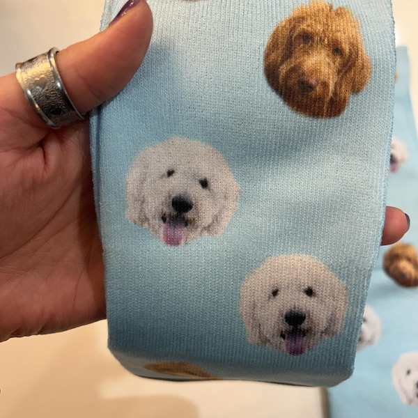 Custom Pet Socks, Put Your Cute Dog on Socks, Dog Lovers Gift, Funny ...