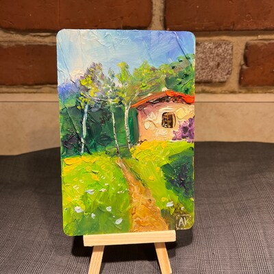 Angelfish Original Art, Freshwater Fish, Aquarium, Colorful Little Fish ...