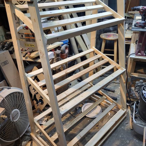 Wooden Display Shelf Blueprint for Exhibitions and Retail | PDF ...