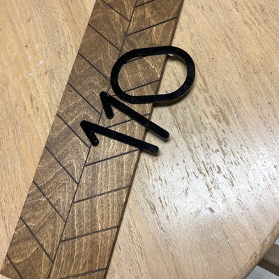 House Numbers, Address Sign, Vertical Outside Sign, Custom Address ...