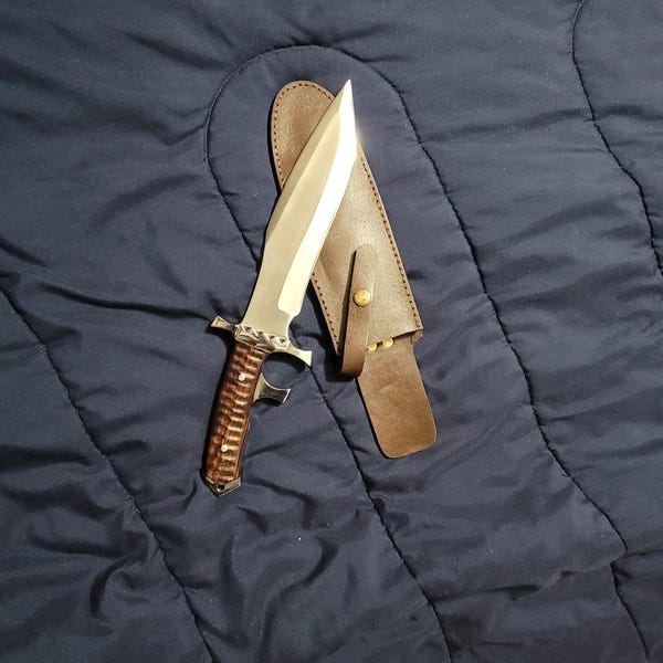 RAMBO V KNIFE/ Rambo Last Blood Knife/10 Inches Long Blade Hand Forged ...