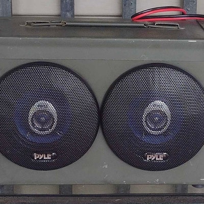 MAX POWER Bluetooth Ammo Can Boombox. Completely Assembled 50W50W ...
