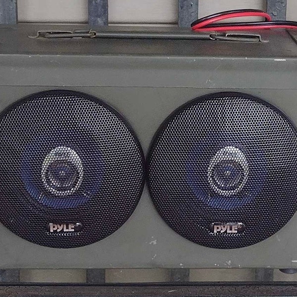 Basic Bluetooth Ammo Can Battery Powered Boom Box With Charger ...