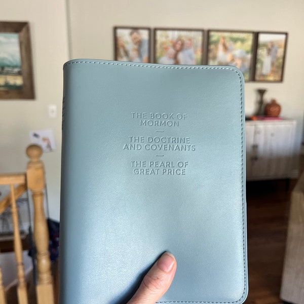 Brown Regular Size LDS Triple Combination Leather Scripture Cover, LDS ...