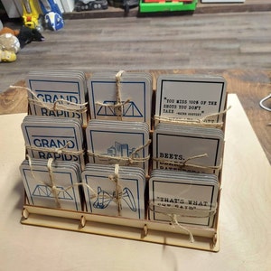 Challenge Coin Flag Holder SVG Ai Laser Cut Files INSTANT - Etsy