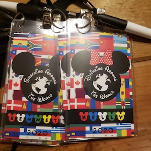 Snack Around the World Passport Lanyard, Kid Friendly Epcot Snacking ...