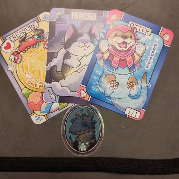 5 Otter Tokens for Magic the Gathering - Etsy
