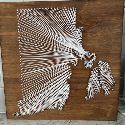 New York String Art/ NYC Map/ New York Sign / New York Gift - Etsy