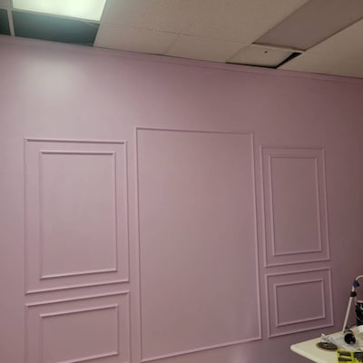 Wall Molding Package Ready to Assemble, Pre-cut Factory Primed, Nested ...