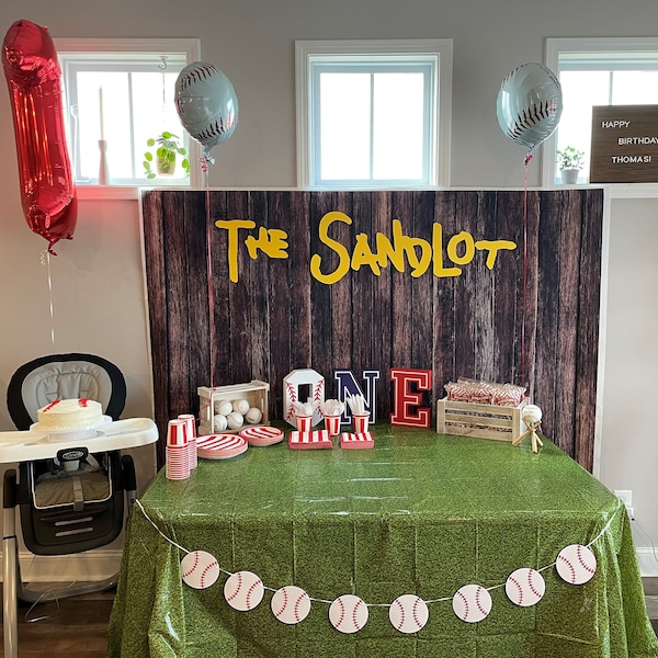 The Sandlot Wood Sign - Baseball Party Backdrop Sign - the Sandlot ...