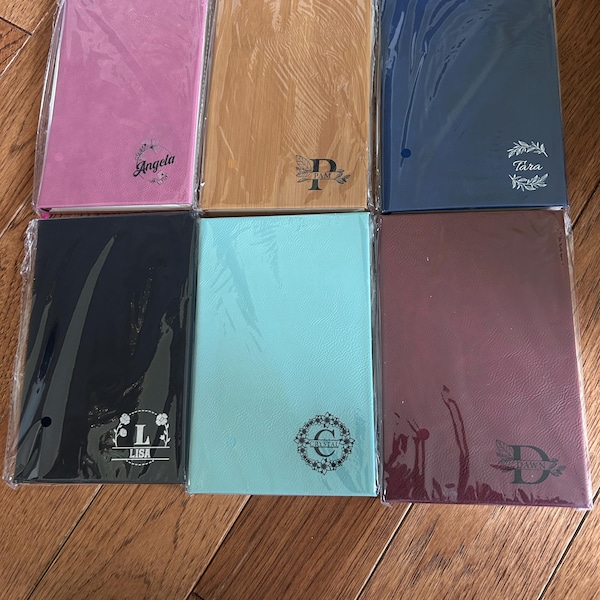 Custom Monogram Checkbook Cover, Personalized Checkbook Holder, Custom ...