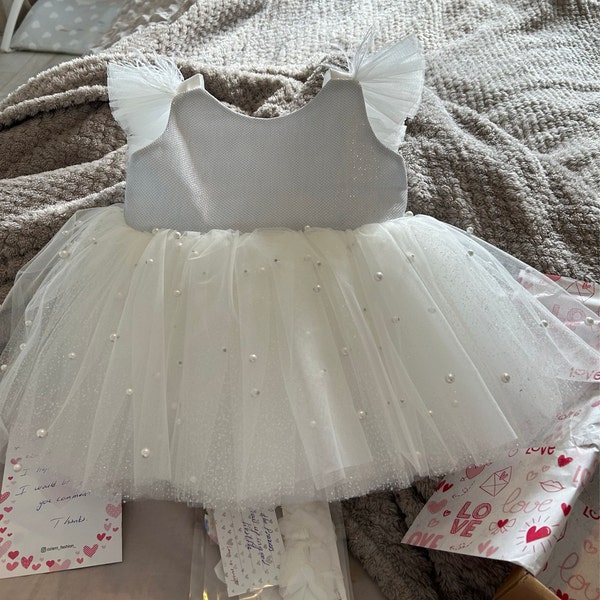 Powder Pink Birthday Tutu Dress,baby Prom Dress Ball Gown Toddler First ...