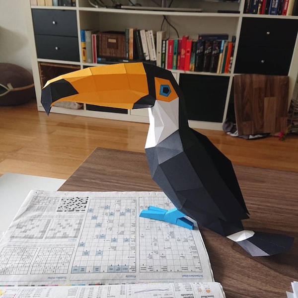 Border Collie Papercraft, DIY Home Decor, Paper Animal Sculpture ...