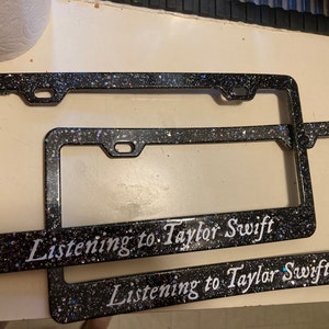 Holographic Resin License Plate Frame - Etsy
