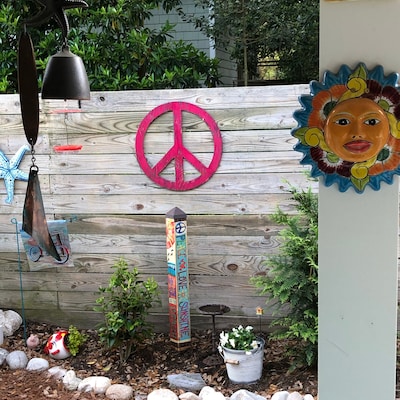 Big Peace Sign 2440 Peace Symbol Peace Sign Wall Art Extra Large Peace ...